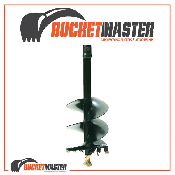 DIGGA AUGER 600mm DIA up to 4.5T - 65mm Round Shaft, EXCAVATOR, SKID S ...